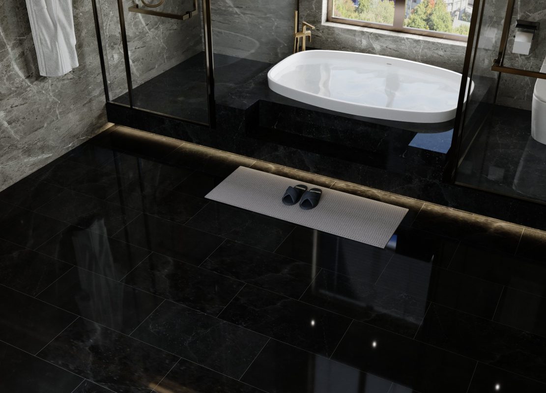 Pure Black Marble Tile – Viet Home Stone